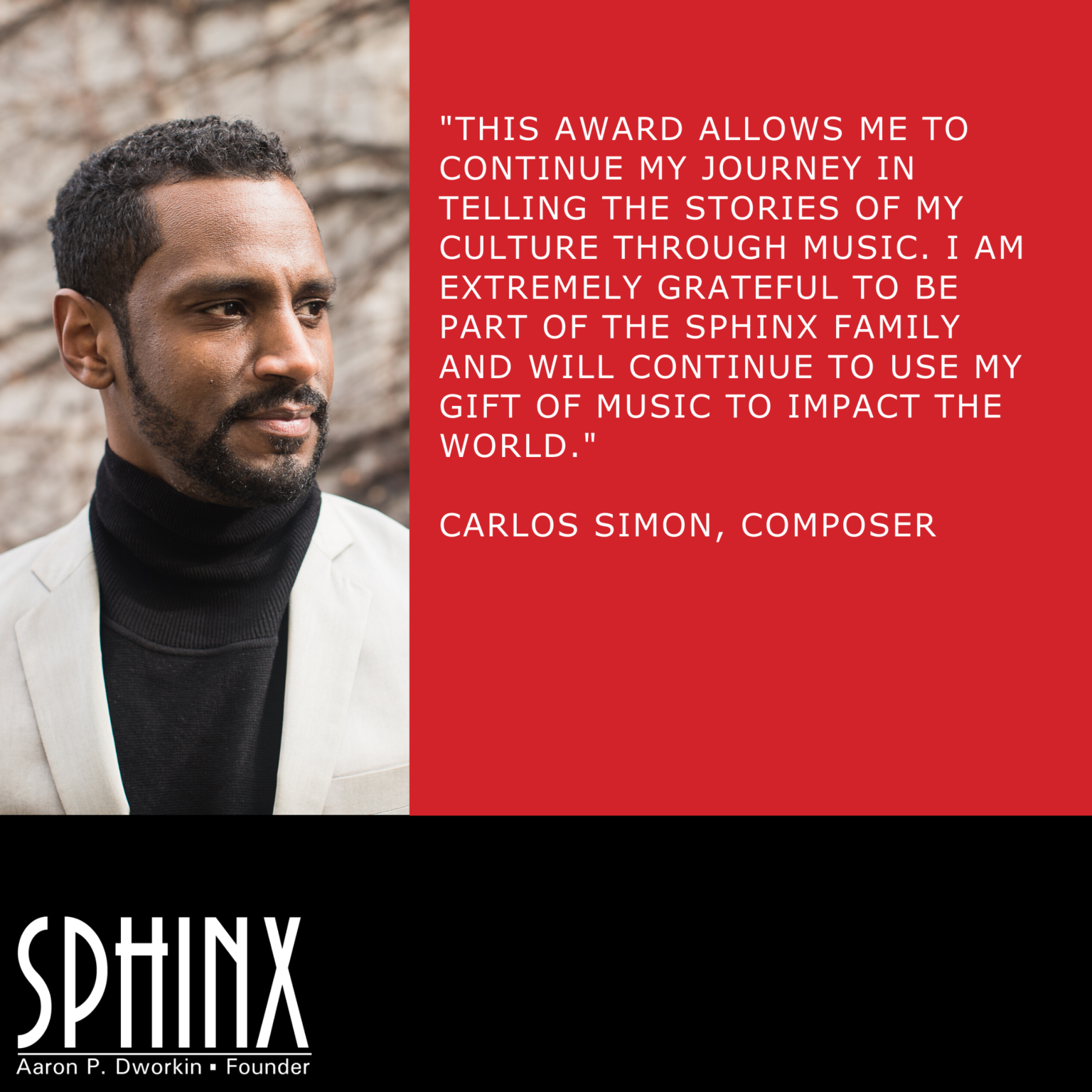GU Music Program Prof. Carlos Simon Awarded 2021 Sphinx Medal of ...